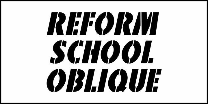Reform School JNL Font | Webfont & Desktop | MyFonts