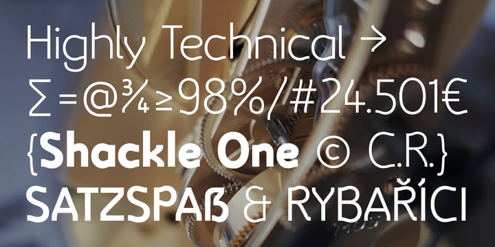 Shackle One Font | Webfont & Desktop | MyFonts