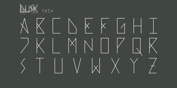 Dusk Font | Webfont & Desktop | MyFonts