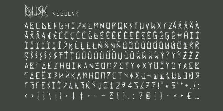 Dusk Font | Webfont & Desktop | MyFonts