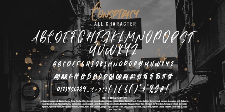 Conspiracy Font | Webfont & Desktop | MyFonts