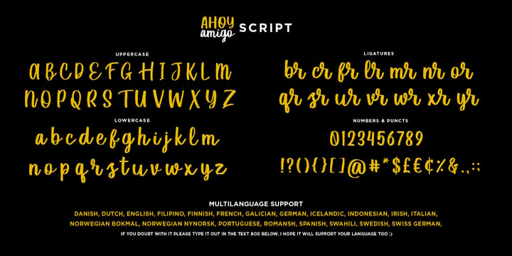 Ahoy Amigo Font | Webfont & Desktop | MyFonts