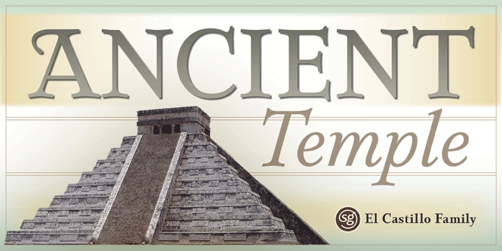 El Castillo SG Font | Webfont & Desktop | MyFonts