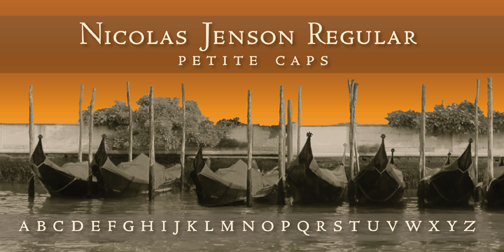 Nicolas Jenson SG Font | Webfont & Desktop | MyFonts