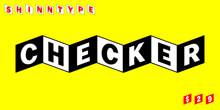 Checker Font | Webfont & Desktop | MyFonts