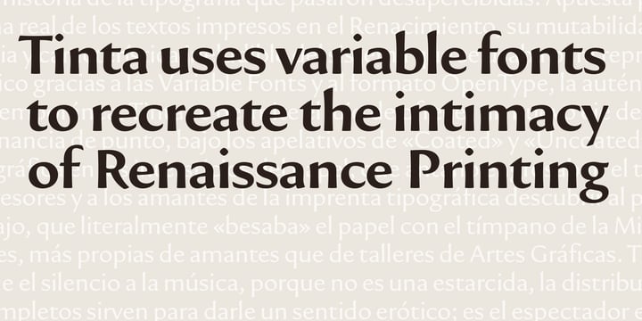 Tinta Coated Font | Webfont & Desktop | MyFonts