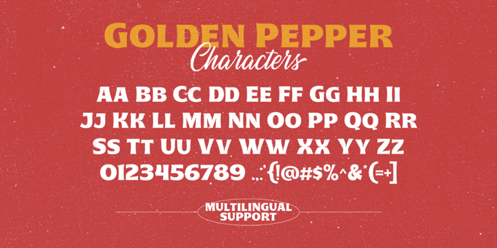 Golden Pepper Font | Webfont & Desktop | MyFonts