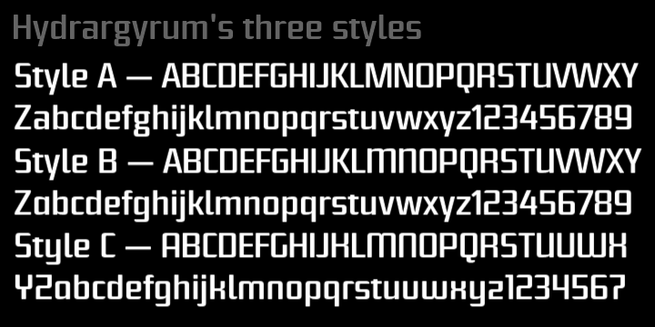 Hydrargyrum Font | Webfont & Desktop | MyFonts