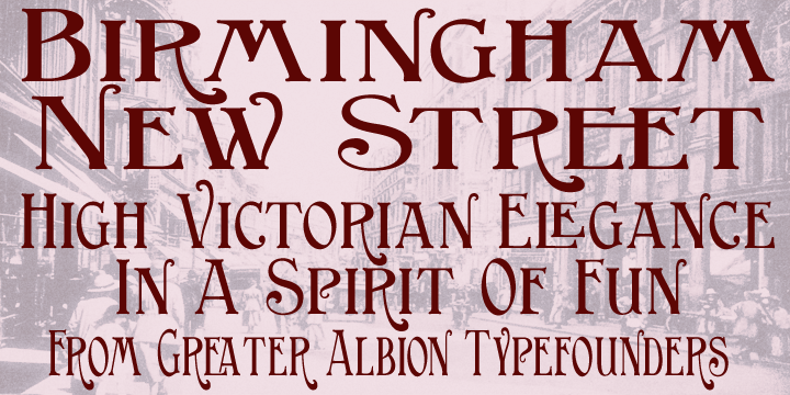 Birmingham New Street Font | Webfont & Desktop | MyFonts