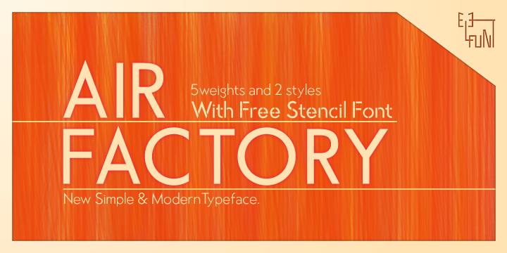 Air Factory Font | Webfont & Desktop | MyFonts