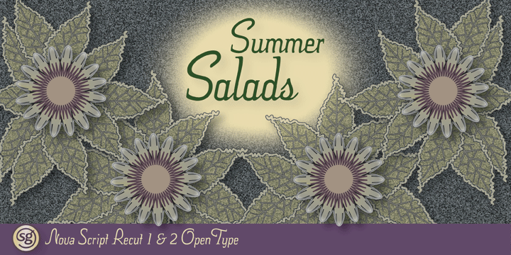Nova Script Recut One & Two SG Font | Webfont & Desktop | MyFonts