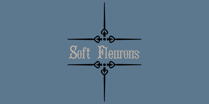 Soft Fleurons Font | Webfont & Desktop | MyFonts