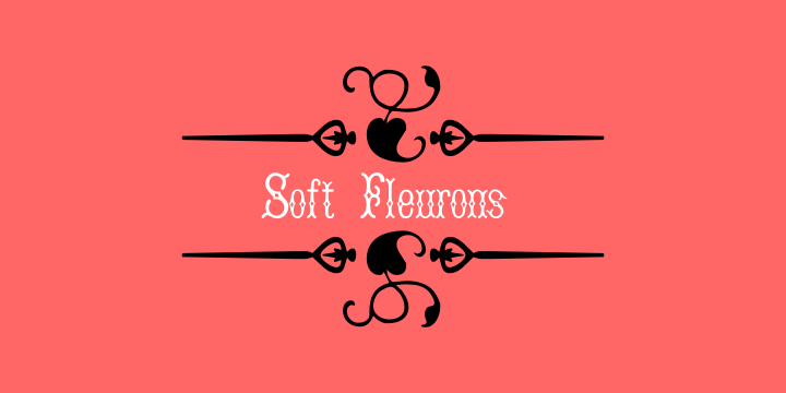 Soft Fleurons Font | Webfont & Desktop | MyFonts
