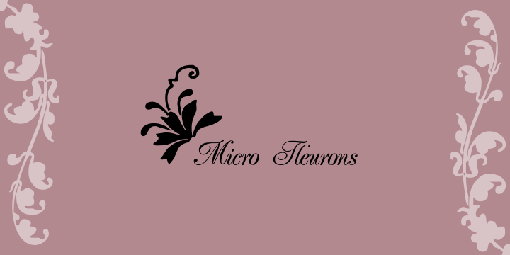 Micro Fleurons Font | Webfont & Desktop | MyFonts