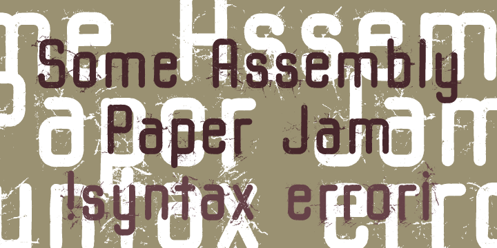 Some Assembly Font | Webfont & Desktop | MyFonts