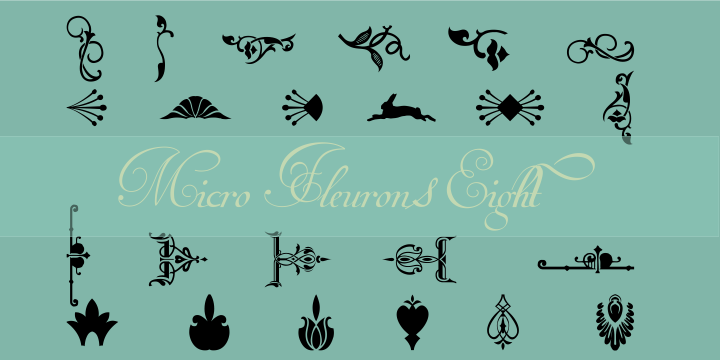 Micro Fleurons Font | Webfont & Desktop | MyFonts
