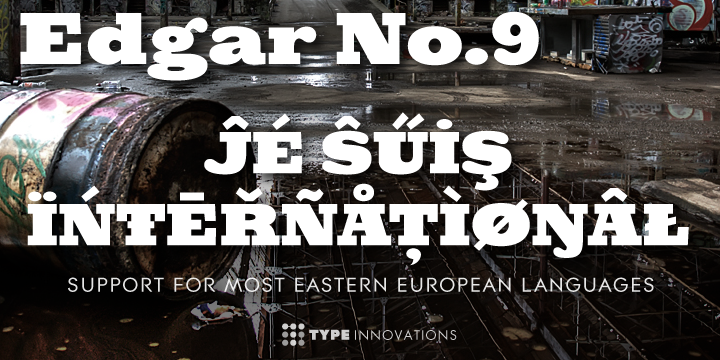 Edgar No 9 Font | Webfont & Desktop | MyFonts