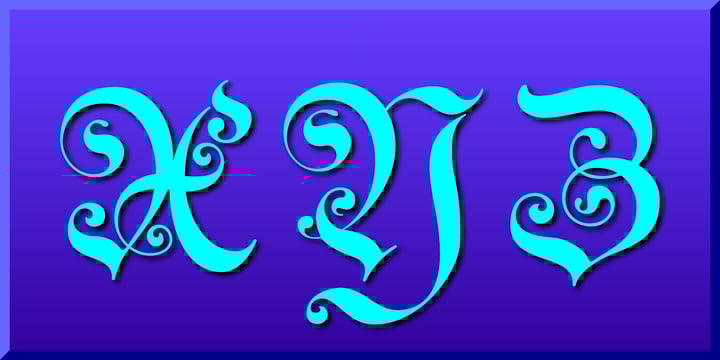 Gothic Initials One Font | Webfont & Desktop | MyFonts