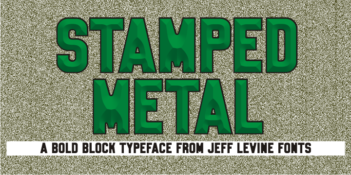 Stamped Metal JNL Font | Webfont & Desktop | MyFonts