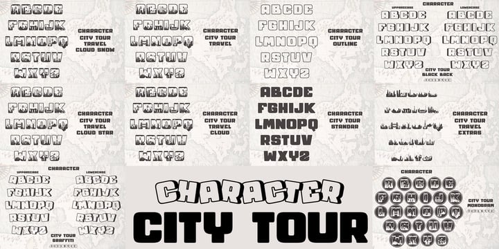 City Tour Font | Webfont & Desktop | MyFonts
