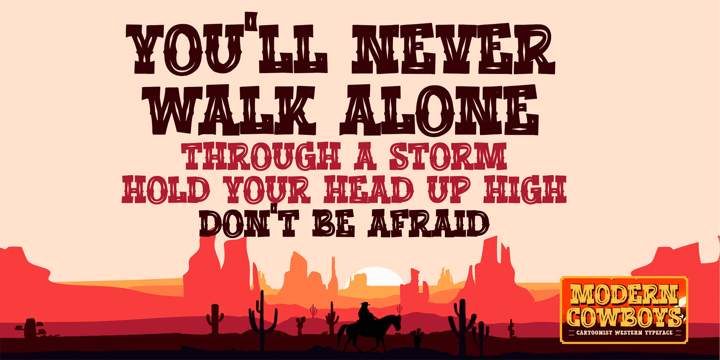 Modern Cowboys Font | Webfont & Desktop | MyFonts