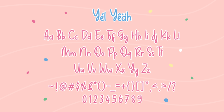 Yel Yeah Font | Webfont & Desktop | MyFonts