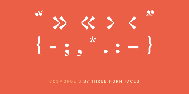 Cosmopolis Font | Webfont & Desktop | MyFonts