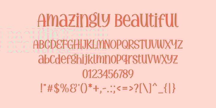 Amazingly Beautiful Font | Webfont & Desktop | MyFonts