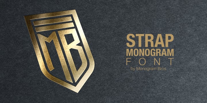 Strap Monogram Font | Webfont & Desktop | MyFonts