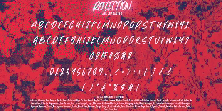 Reflection Font | Webfont & Desktop | MyFonts