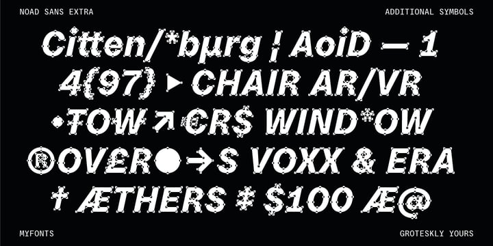 Noad Sans Font | Webfont & Desktop | MyFonts