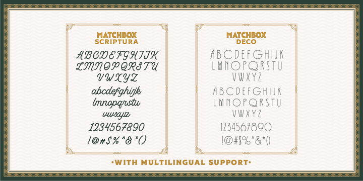 Matchbox Collections Font | Webfont & Desktop | MyFonts