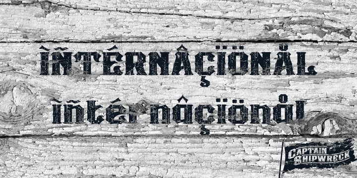 Captain Shipwreck Font | Webfont & Desktop | MyFonts