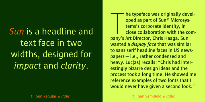Sun Font | Webfont & Desktop | MyFonts