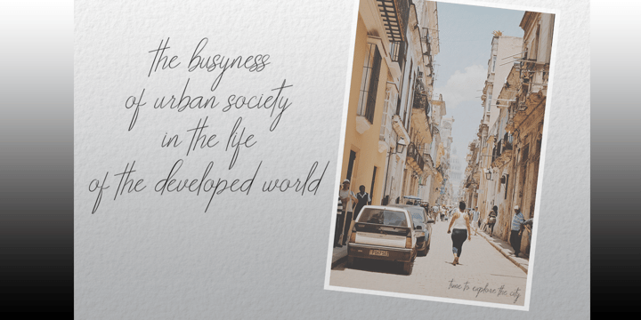 Over the Sunday Slant Font | Webfont & Desktop | MyFonts