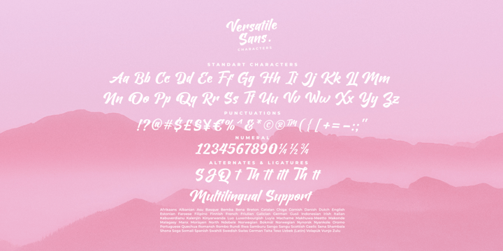 Versatile Letters Font | Webfont & Desktop | MyFonts