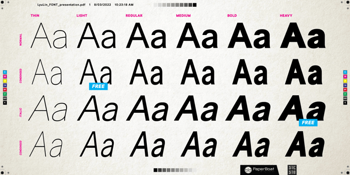 Lyu Lin Font | Webfont & Desktop | MyFonts