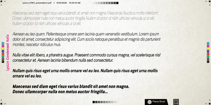 Lyu Lin Font | Webfont & Desktop | MyFonts