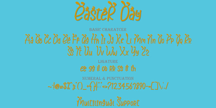 Easter Day Font | Webfont & Desktop | MyFonts