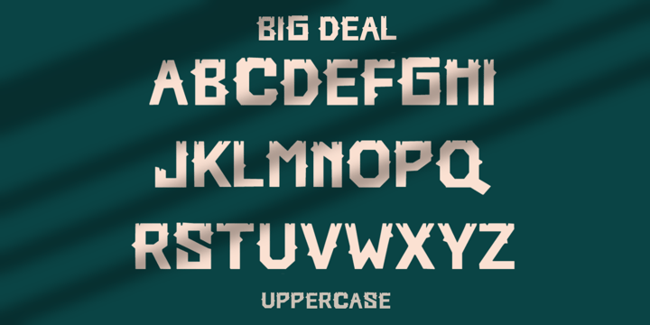Big Deal Font | Webfont & Desktop | MyFonts