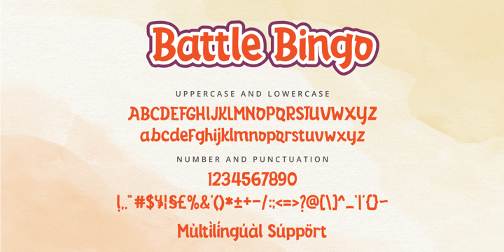 Battle Bingo Font | Webfont & Desktop | MyFonts