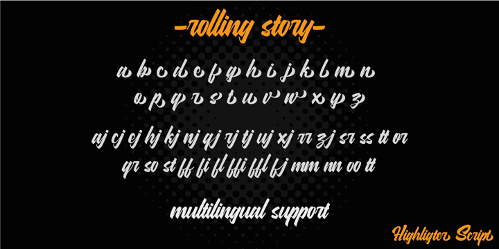 Rolling Story Font | Webfont & Desktop | MyFonts