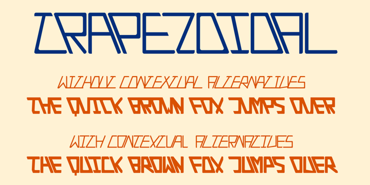 Trapezoidal Font | Webfont & Desktop | MyFonts