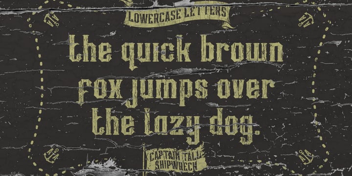 Captain Tall Shipwreck Font | Webfont & Desktop | MyFonts