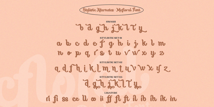 Micfloral Font | Webfont & Desktop | MyFonts