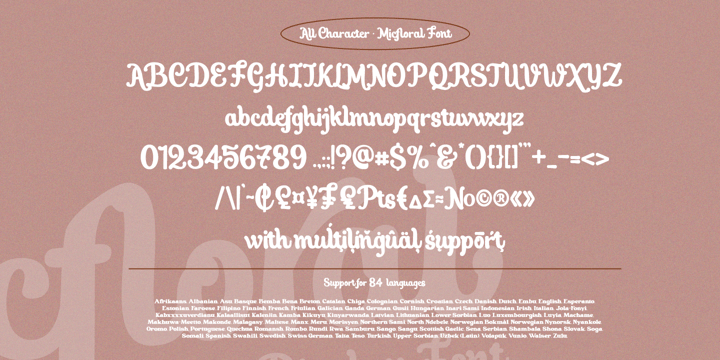 Micfloral Font | Webfont & Desktop | MyFonts