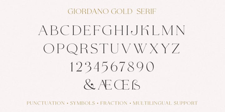 Giordano Gold Font | Webfont & Desktop | MyFonts