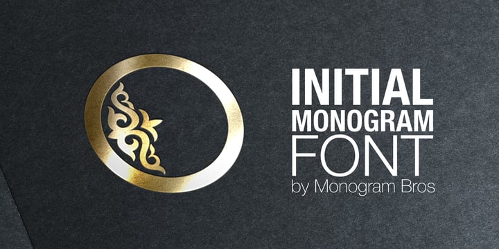 Initial Monogram Font | Webfont & Desktop | MyFonts