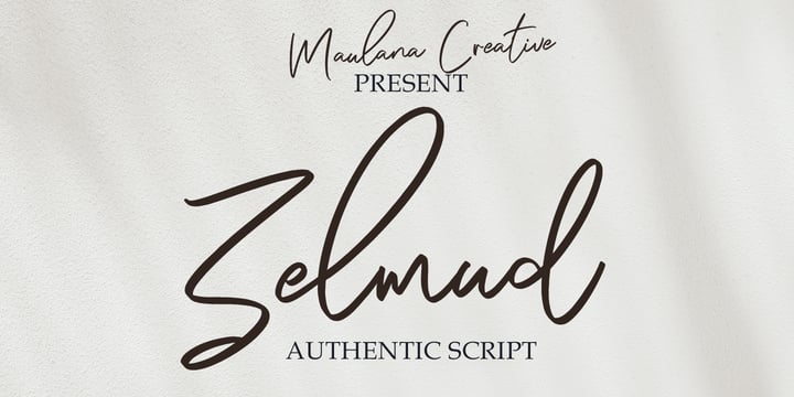 Zelmud Script Font | Webfont & Desktop | MyFonts