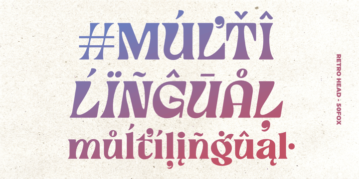 Retro Head Font | Webfont & Desktop | MyFonts